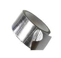 China 2 Way FSK Aluminium Tape Waterproof Rubber Resin Adhesive HVAC Reinforced Foil Scrim Kraft Tape for sale