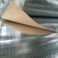 China 2 Way FSK Aluminium Tape Waterproof Rubber Resin Adhesive HVAC Reinforced Foil Scrim Kraft Tape for sale