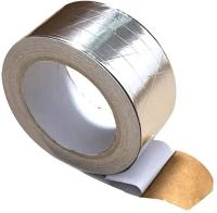 China HVAC Reinforced Aluminum Foil Scrim Kraft Tape 3 Way FSK Solvent Rubber Resin Adhesive for sale