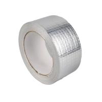 China 2 Way HVAC Reinforced Scrim Aluminum Foil Tape FS Rubber Resin Adhesive for sale