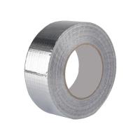 China HVAC Reinforced Aluminum Foil Scrim Tape 2 Way FS Rubber Resin Adhesive for sale