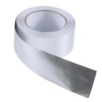 China HVAC Aluminum Foil Tape Reinforced Thermal Insulation Laminated PE Mesh Tape for sale