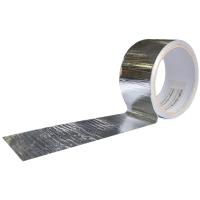 China Reinforced Thermal Insulation HVAC Aluminum Foil Tape Laminated Closer PE Mesh Tape for sale