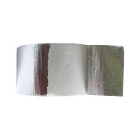 China HVAC Aluminum Foil Tape Reinforced Thermal Insulation Laminated PE Mesh Tape for sale