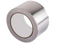 China HVAC R Thermal Insulation Tape Sealing Joints Waterproof Seal Sliver Aluminum Foil Duct Adhesive Tape for sale