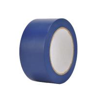 China Black Floor Marking Tape Safety Signage PVC Warning Marking Tape Paper Core for sale