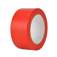 China Black Floor Marking Tape Safety Signage PVC Warning Marking Tape Paper Core for sale