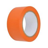 China Black Floor Marking Tape Safety Signage PVC Warning Marking Tape Paper Core for sale