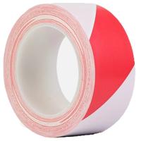 China PVC Vinyl Floor Marking Tape Double Color Red White Heavy Duty Floor Tape Safety for sale