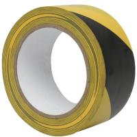 China Safety Signage Floor Marking Tape PVC Underground Marking Tape Double Color Green White for sale