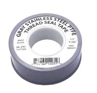 China Grey 100% Teflon PTFE Thread Seal Tape 19mm Ptfe Tape for sale