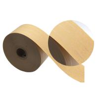 China Reinforced Water Activated Kraft Paper Tape With 3 Thread Nylon Yarn for sale