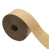 China OEM Reinforced Water Activated Kraft Paper Tape With 5 Thread Nylon Yarn for sale