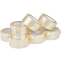 China Transparent Carton Sealing BOPP Packing Tape Logo Printed Clear BOPP Tape for sale