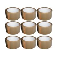 China Carton Sealing BOPP Packing Tape Brown Color for sale
