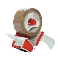 China Transparent Color BOPP Carton Sealing Packing Tape With Tape Cutter for sale