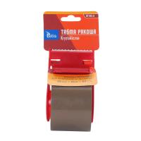 China Supermarket BOPP Brown Packing Tape With Tape Cutter Pressure Sensitive Packing Tape for sale