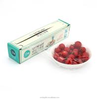 China Food Grade Clear PE Cling Film Food Wrap Preservative Film With Slider Cutter for sale