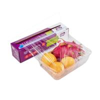 China Plastic PE Cling Film Food Grade Transparent Film Wrap With Slider Cutter for sale