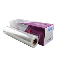 China Antibacterial Manual PE Cling Food Plastic Wrap Roll Food Package for sale