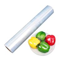China PE Eco Cling Film High Temperature Resistant Breakpoint Plastic Stretch Wrap Hand Tear Type for sale