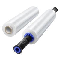 China Manual LLDPE Stretch Wrapping Film Rotating Handles For Pallet Wrap for sale