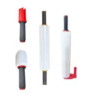 China Manual LLDPE pallet stretch film plastic furniture wrap With Rotating Handle Dispenser for sale