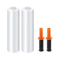China Manual LLDPE pallet stretch film plastic furniture wrap With Rotating Handle Dispenser for sale