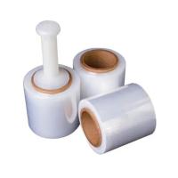 China Mini Handheld PE pallet hand stretch wrap Film With Handle Dispenser for sale