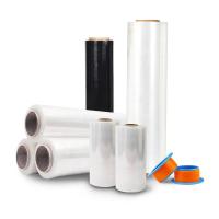 China Manual LLDPE pallet Industrial Plastic Wrap Film With Rotating Dispenser for sale
