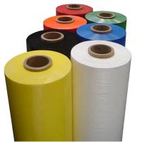 China Colored biodegradable pallet wrap plastic stretch film Jumbo Roll Machine for sale