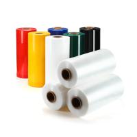 China Colored biodegradable pallet wrap plastic stretch film Jumbo Roll Machine for sale