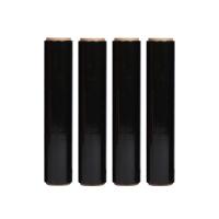 China Black LLDPE Pallet Stretch Wrap Film 30cm 60cm for sale