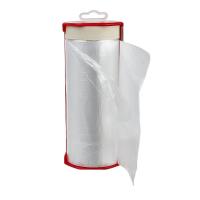 China PE Painters Pre Taped Masking Film Folded Protection Disposable Hand Masker For Painting for sale