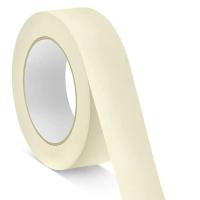 China Temperature Resistance 60℃ Crepe Paper Masking Tape Painting Taped Masking Film for sale