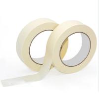 China Painting Crepe Paper Masking Tape 140mic Low Tack Masking Film for sale