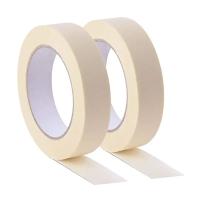 China Painting Crepe Paper Masking Tape 140mic Low Tack Masking Film for sale