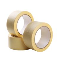 China UV Resistance Crepe Paper Masking Tape For Outdoor Paint Automotive Painting for sale