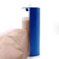 China Heat Resist Pre Taped Kraft Paper Auto Paint Protective Masking Paper With Dispenser for sale
