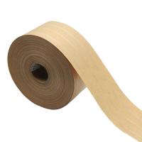China Water Activated Self Adhesive Kraft Paper Tape Reinforced Brown Kraft Eco Paper Tape for sale