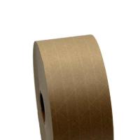 China Reinforced Kraft Paper Sealing Tape Water Activated Custom Printed Kraft Tape for sale