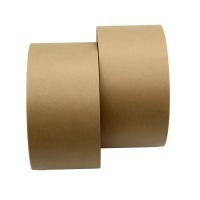 China Non Reinforced Brown Kraft Paper Tape Eco Friendly Wet Water Activated Gummed Paper Tape for sale