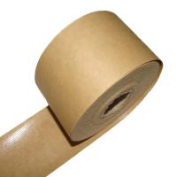 China Non Reinforced Kraft Packaging Tape Eco Friendly Water Activated Reinforced Gummed Tape for sale