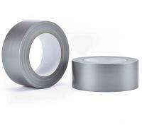China Heavy Duty Synthetic Rubber Fabric Gaffer Tape Waterproof Silver Duck Cloth Tape For Carpet for sale