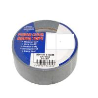 China Heavy Duty Synthetic Rubber Fabric Gaffer Tape Waterproof Silver Duck Cloth Tape For Carpet for sale