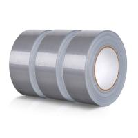 China Premium Silver Cloth Tape High Viscosity No Residue Matte Non Reflective for sale