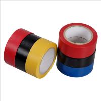 China Insulation PVC Electrical Tape Flame Retardant Black Colored for sale