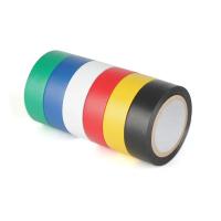 China PVC Colored Yellow Insulation Tape Fire Retardant Low VOC Lead Free for sale
