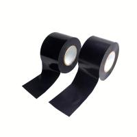 China Black Silver Strong Adhesive PVC Duct Sealing Tape Duct Hvac Pipe Insulation Tape for sale