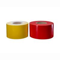 China Anti Stain thermoplastic road marking tape Smooth Surface reflective pavement tape for sale